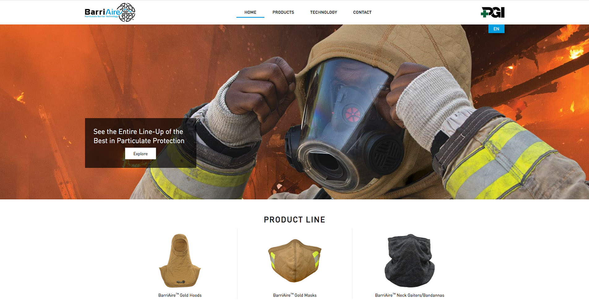 PGI BarriAire Particulate Barrier Protection - Materials